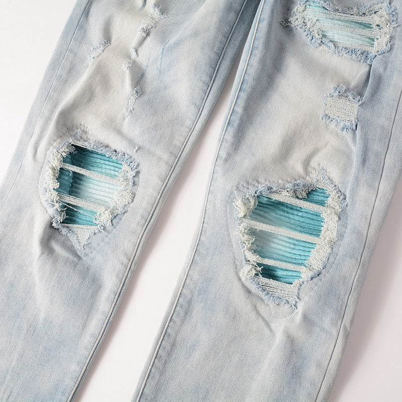 Amr Blue Gradient Jeans – SNW