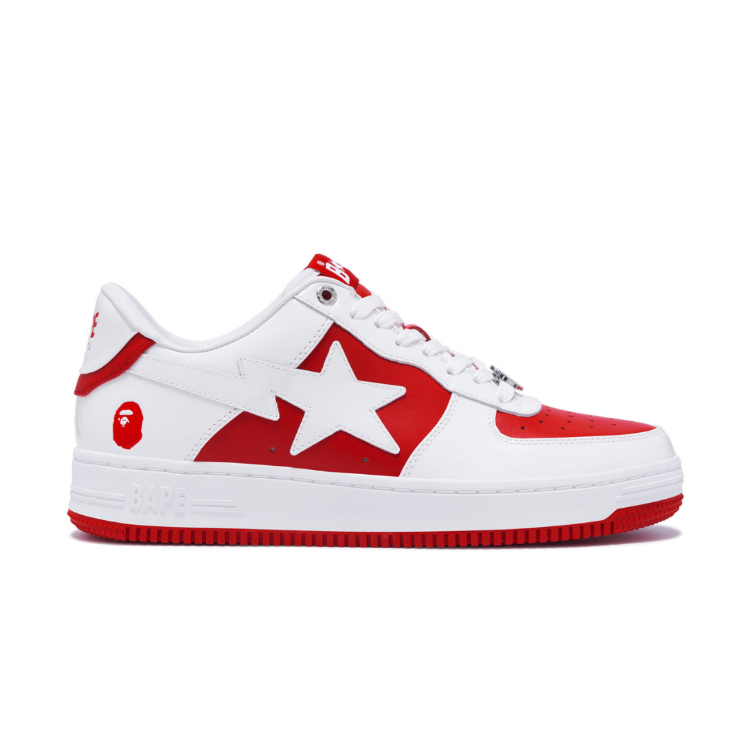 Bape Bapesta White Red – SNW