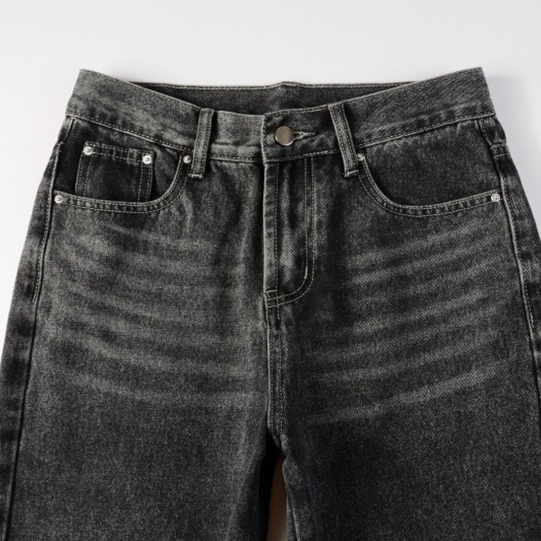 Amr Flared Grey Jeans – SNW